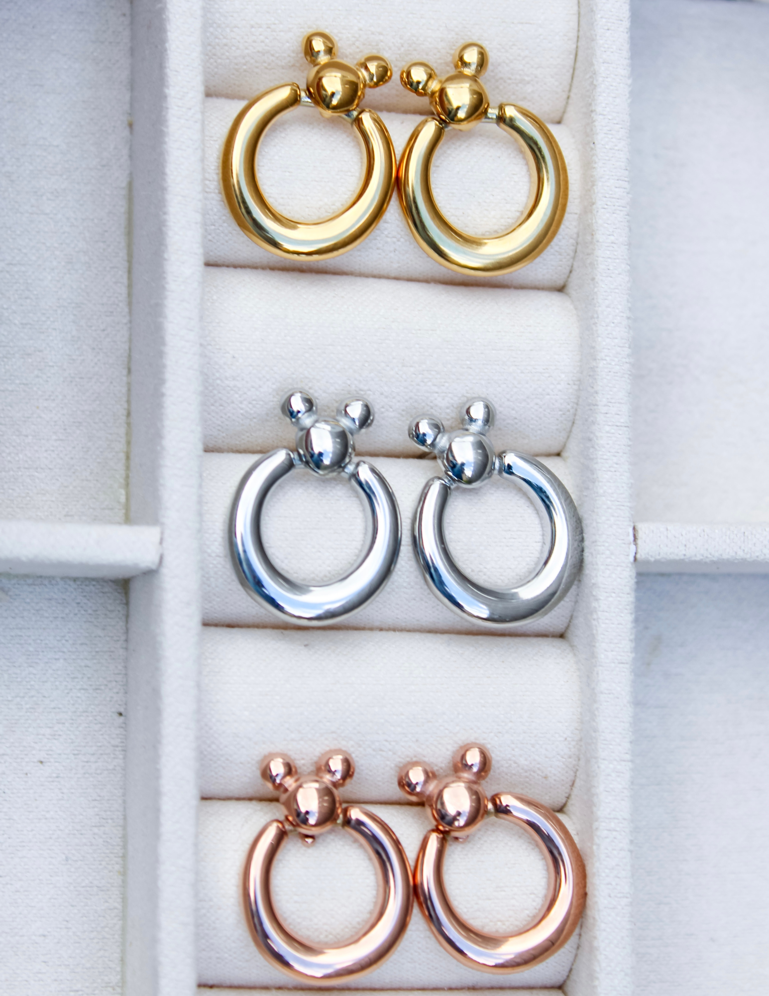 Mini Leader of the Club Earrings – Spinning Carousel Co.