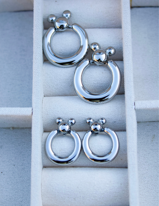 Mini Leader of the Club Earrings – Spinning Carousel Co.
