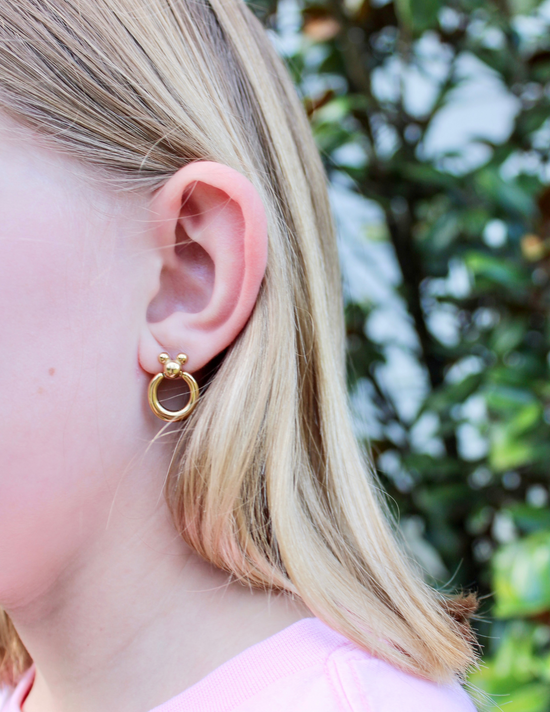 Mini Leader of the Club Earrings – Spinning Carousel Co.