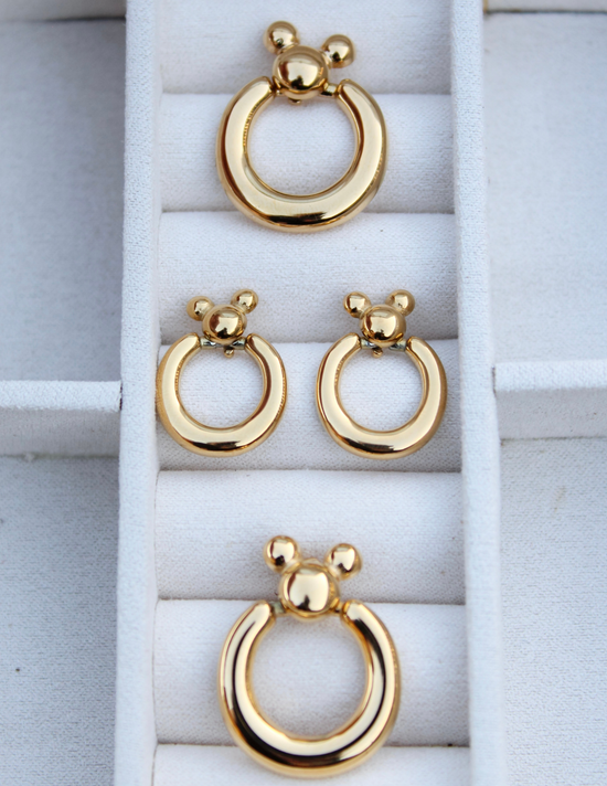 Mini Leader of the Club Earrings – Spinning Carousel Co.