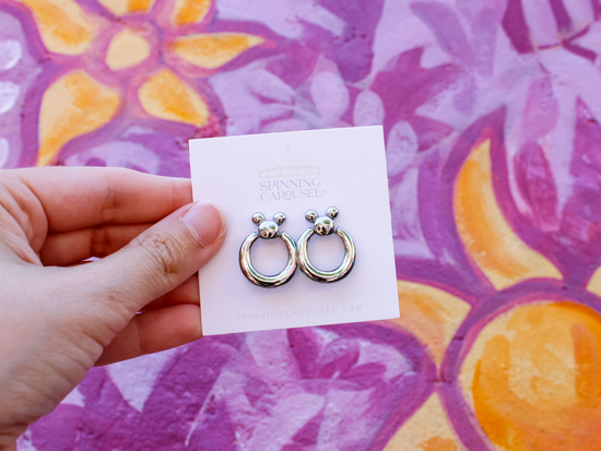 Leader of the Club Earrings – Spinning Carousel Co.